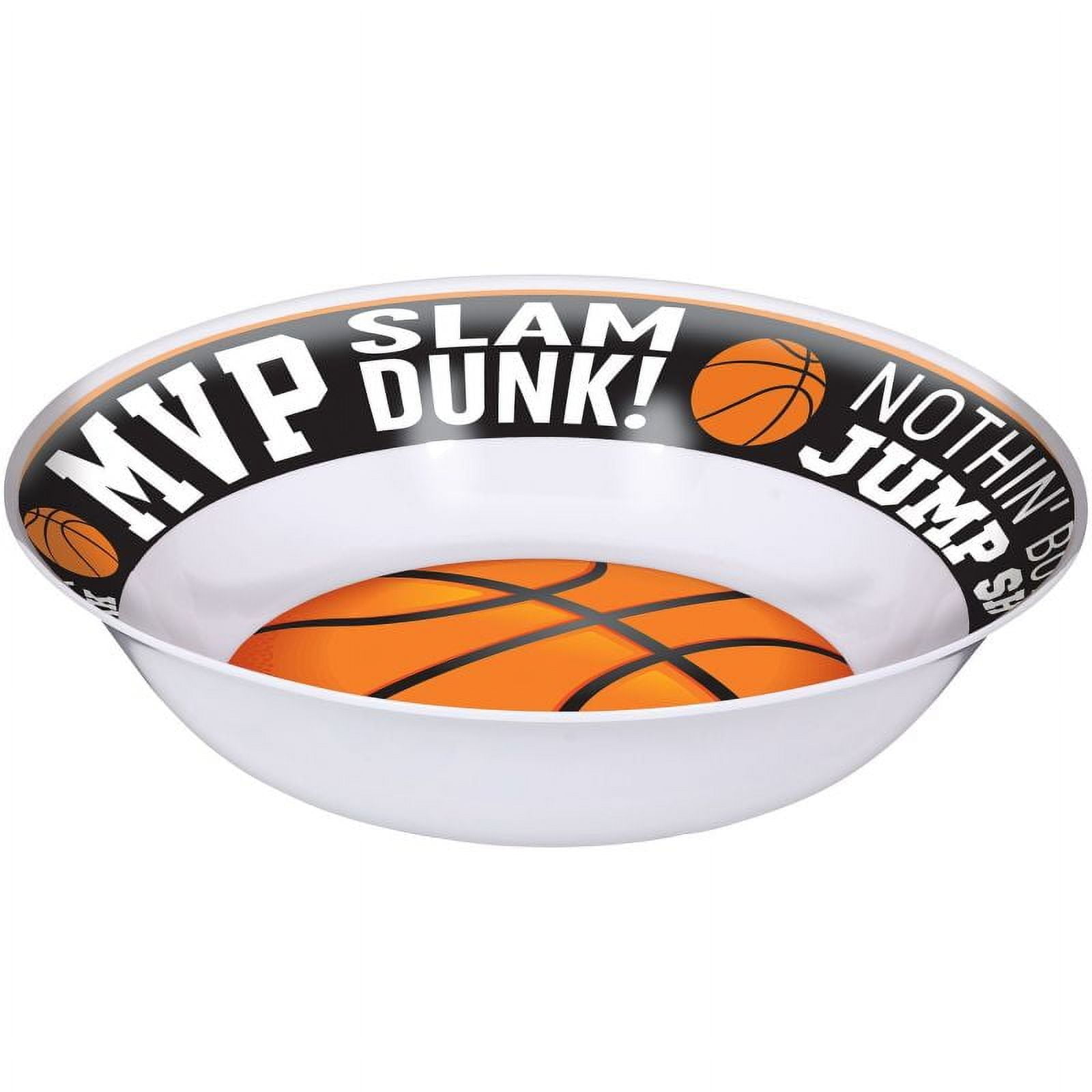 Nothin But Net Basketball 13-inch Plastic Bowl - Walmart.com