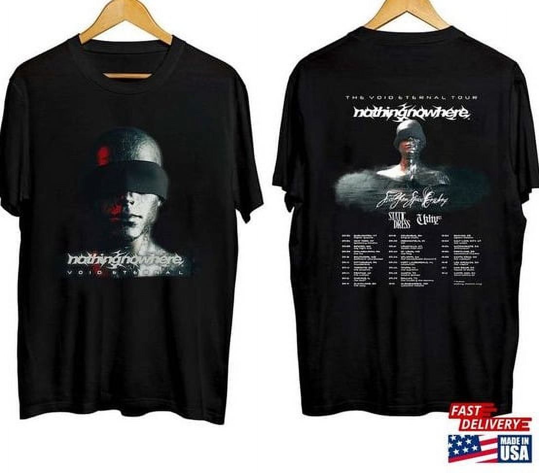 Nothing Nowhere The Void Eternal Tour 2023 Shirt Fan Rapper Con shirt ...