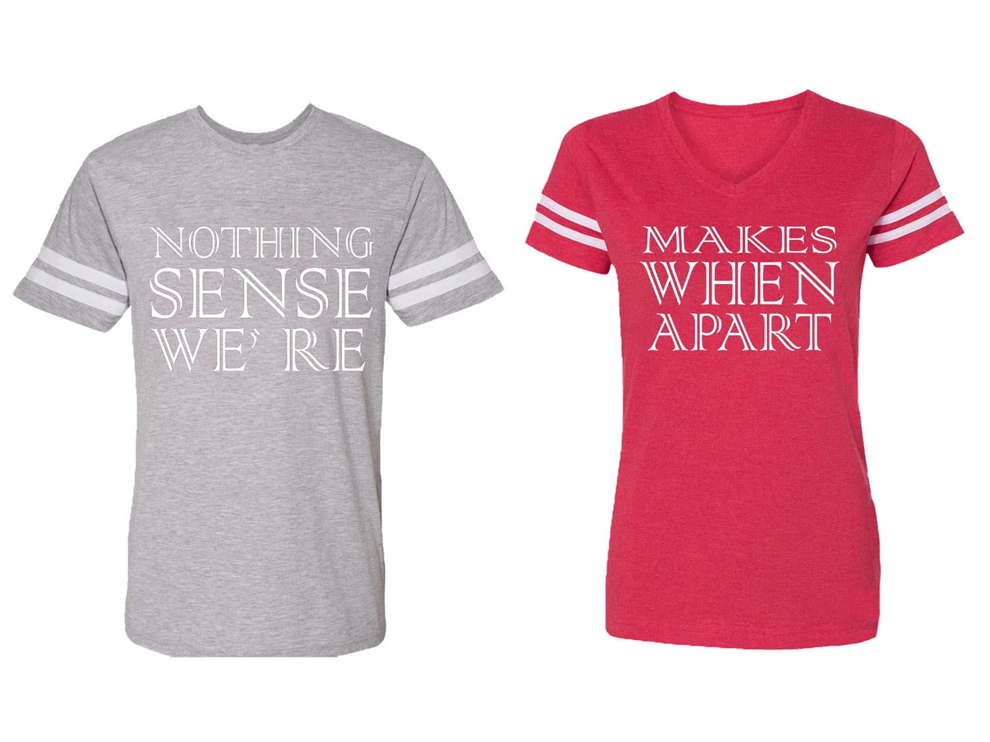 Nothing Sense Makes When A Part Matching Couple Cotton Jerseys (Men ...