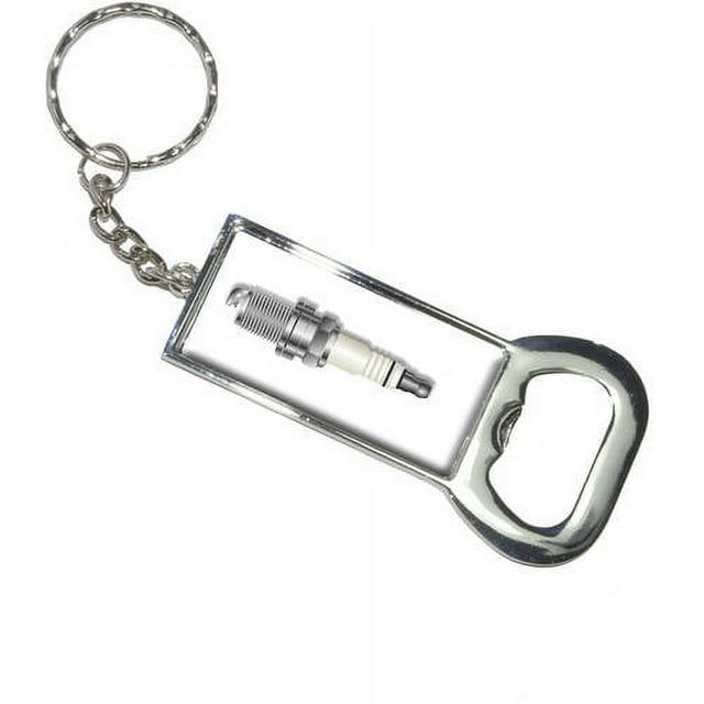 Nothing Specific Spark Plug Car Engine Motor Keychain Bottle Bottlecap ...