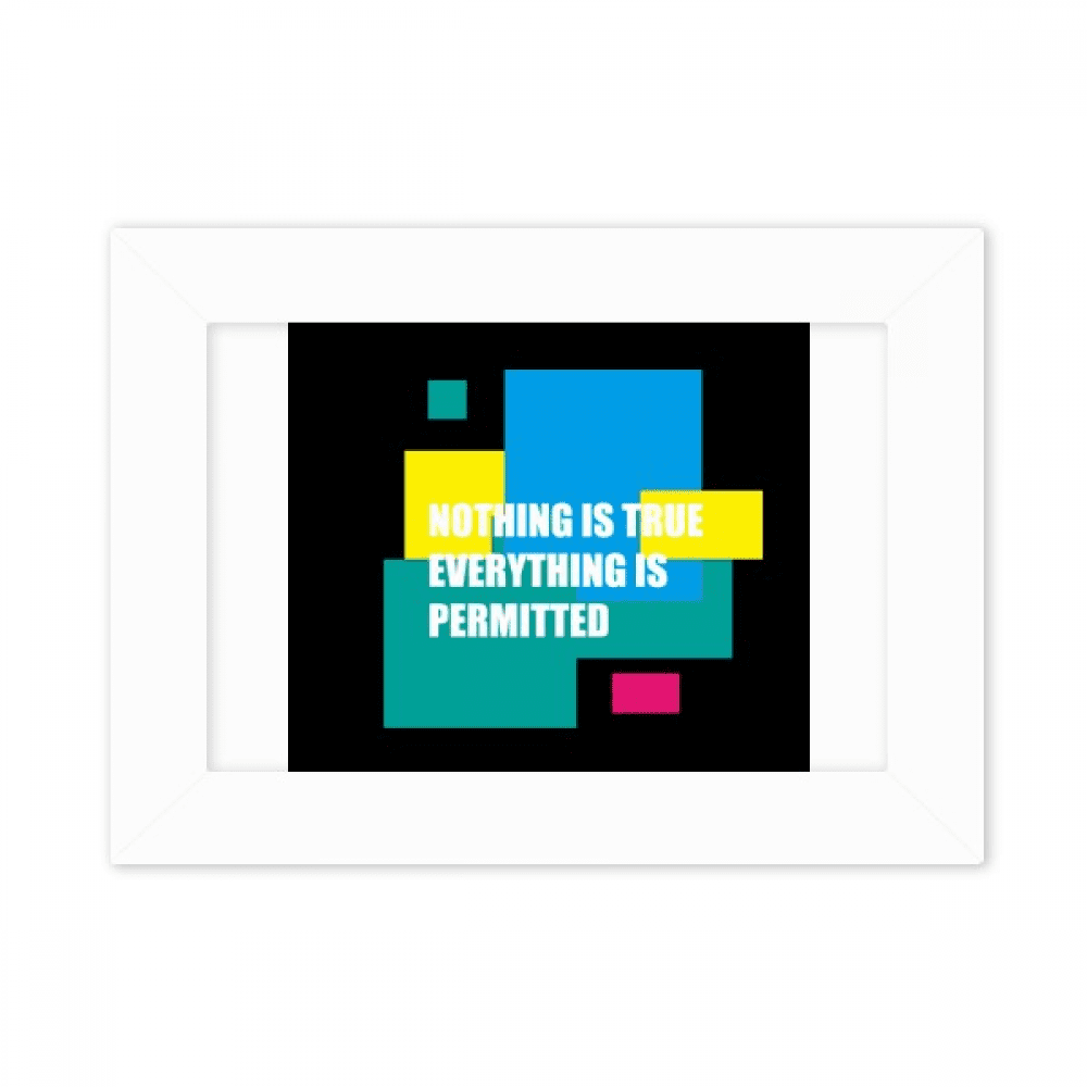 Nothing True Everything Pertted Photo Mount Frame Picture Art Painting ...