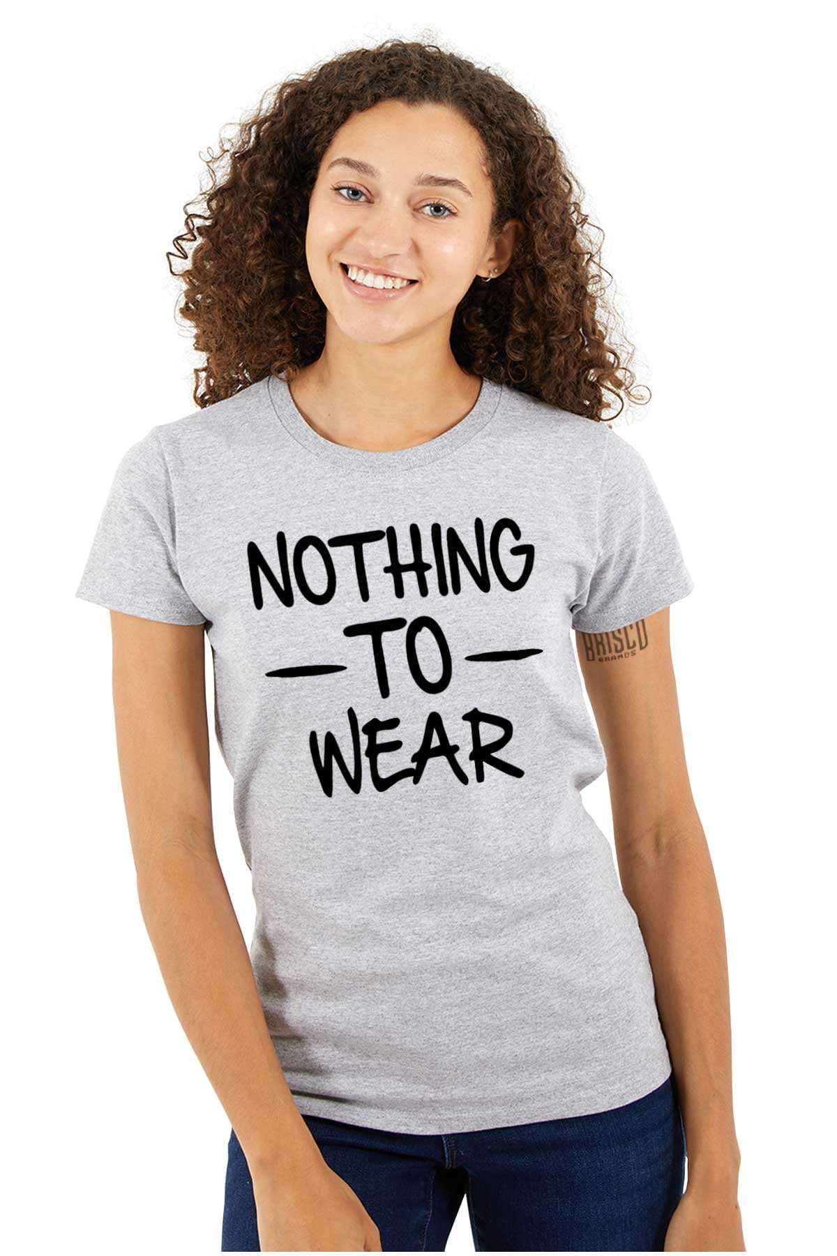 Nothing Wear Ironic Sarcastic Gym Women's T Shirt Ladies Tee Brisco ...
