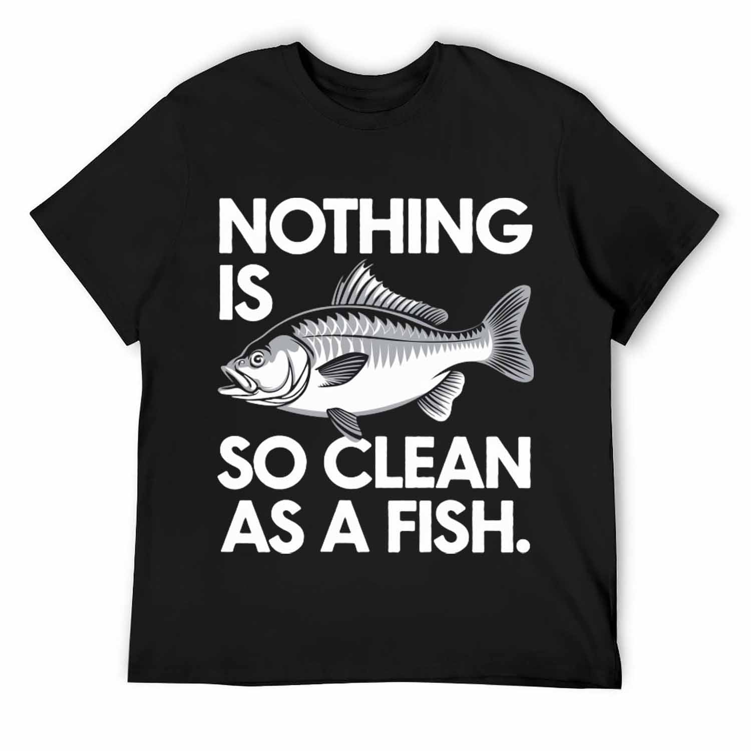 Nothing is so clean as a fish - Treble And Bass Clef Heart T-Shirt T ...