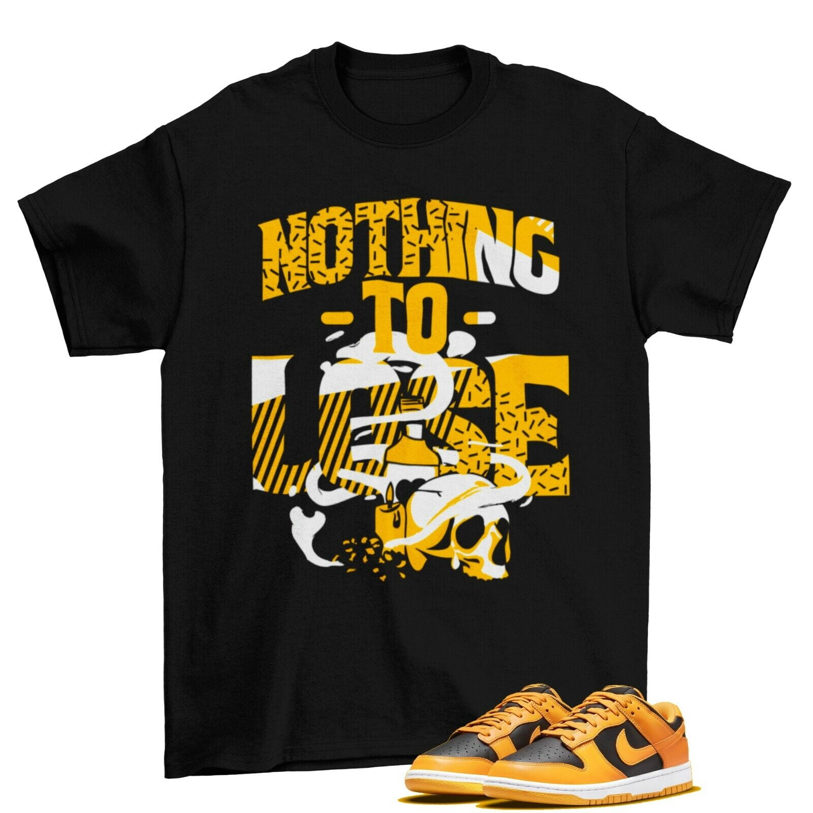 Nothing to Lose Shirt to Match Dunk Low Goldenrod DD1391-004 - Walmart.com