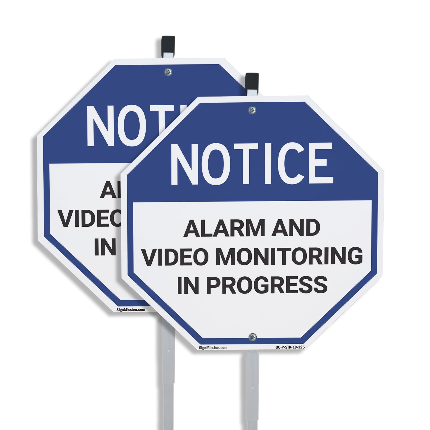 Notice Alarm and Video Monitoring in Progress (2 Pack) 10 inch X 10 ...
