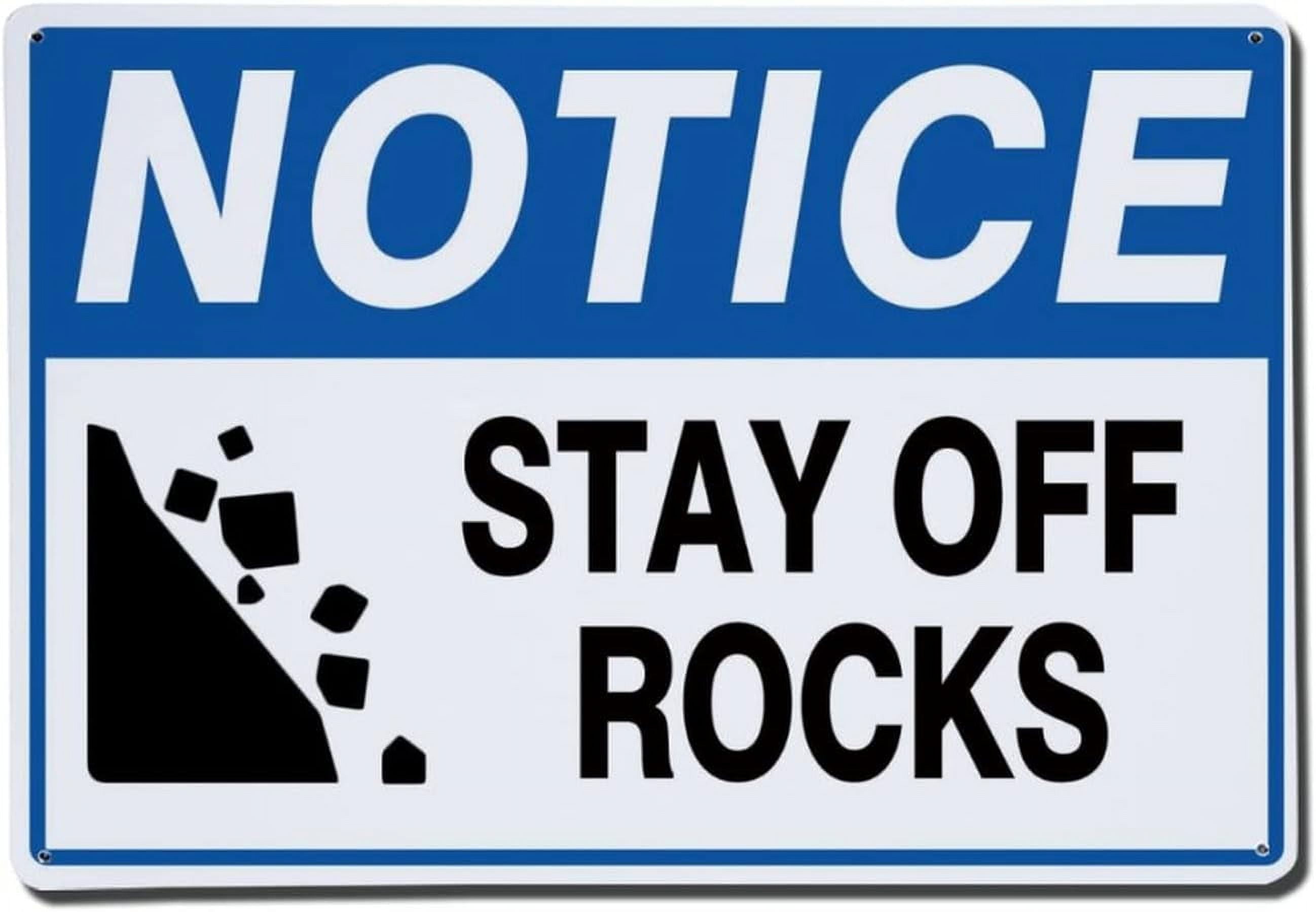 Notice Cleaning Area Metal Sign Vintage Warning Street Aluminum Metal ...