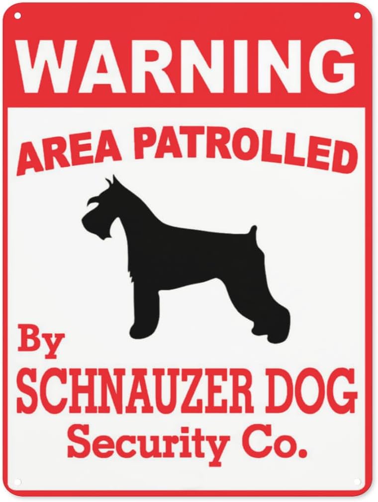 Notice Danger Safety sign,Warning Area Patrolled By Pomeranian Security ...