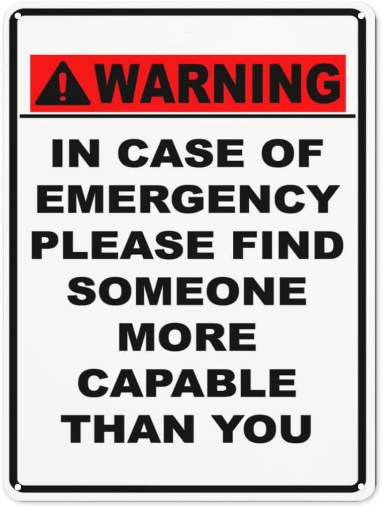 Notice Danger Safety sign,Warning In Case Of Emergency Please Find ...
