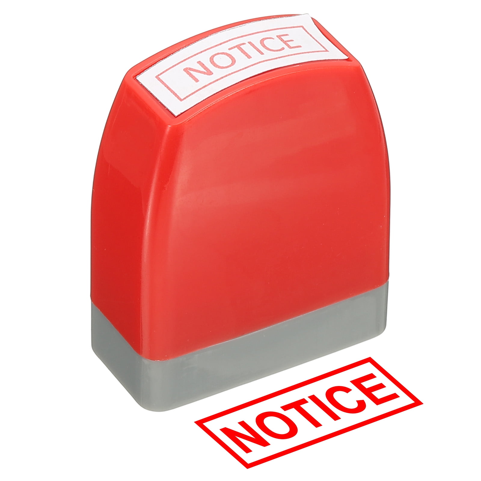 Notice Notice Stamp Self Inking, Red Ink Office Stamps Pre Inked ...