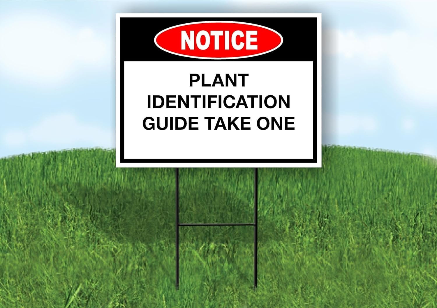 Notice Plant Identification Guide Take One Single Sided 18 in x 24 in ...