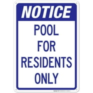 Notice Welcome To Our Hot Tub Sign, Pool Sign, - Walmart.com