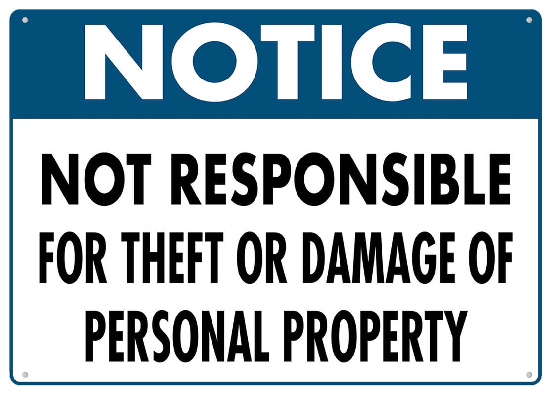 Notice Security Camera And Audio Recording In Use Sign 12”X8” Metal ...
