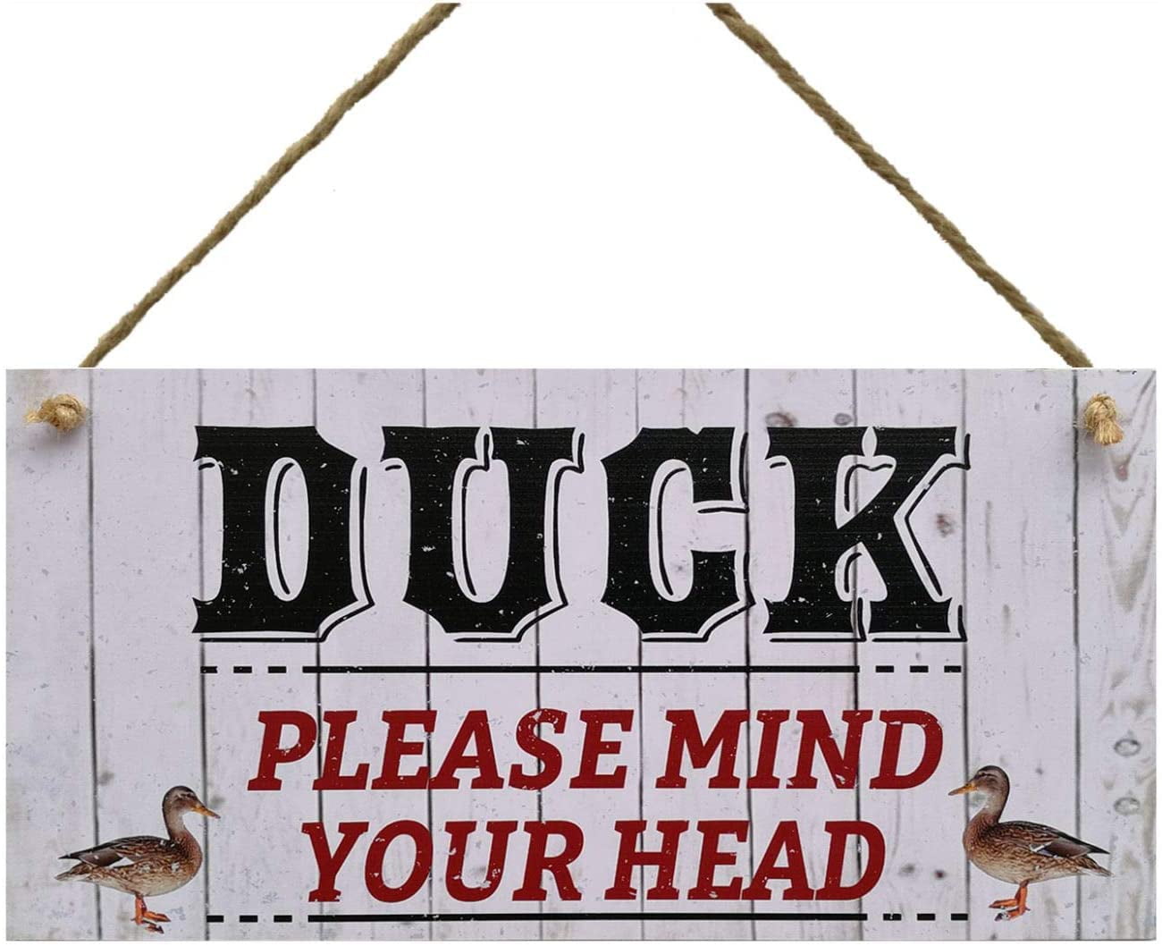 Notice Step Sign Home Gift Plque-Duck Mind Your Head 5" x 10" - Walmart.com