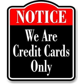 Card Only Sign