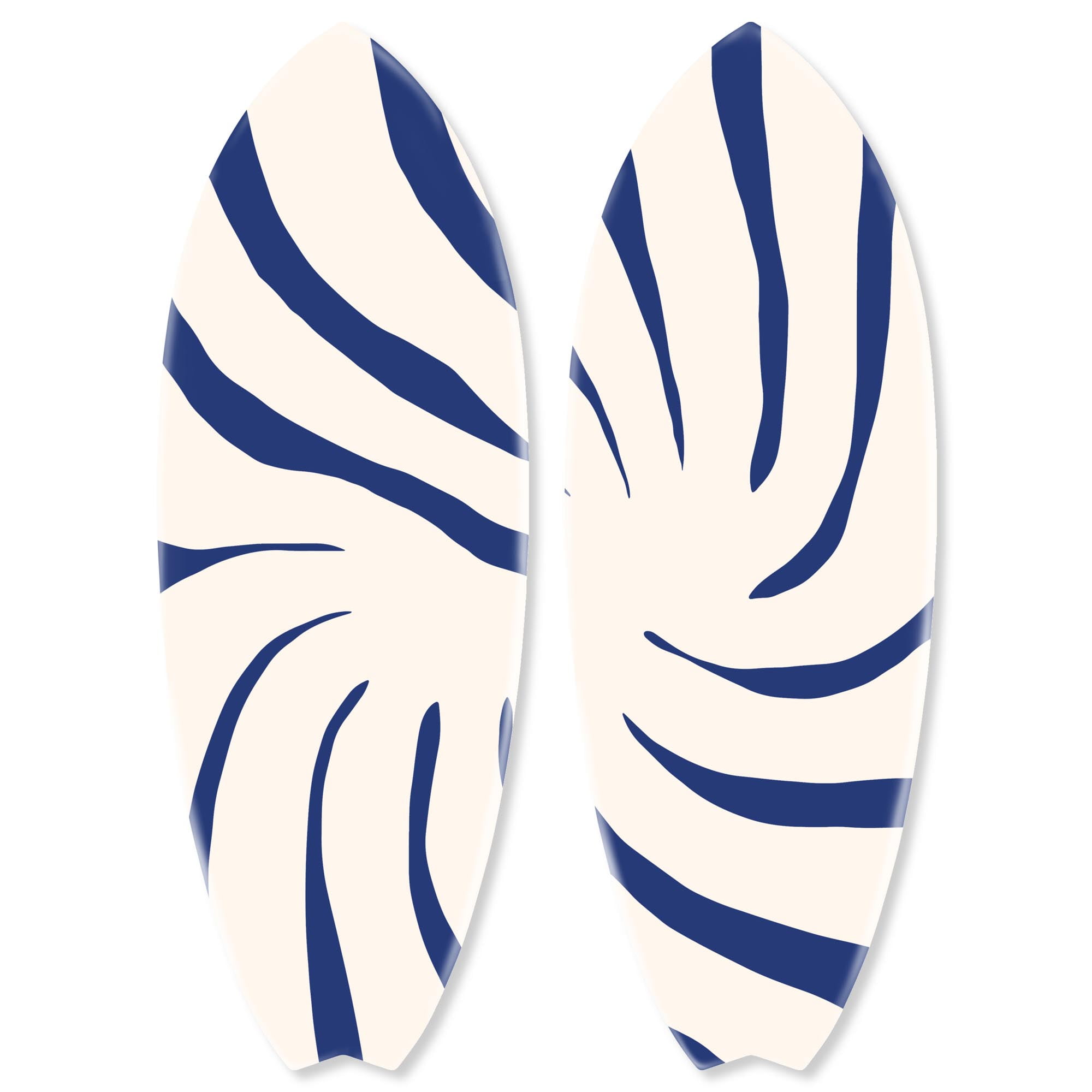 Notoriart Minimalist Matisse Coastal Acrylic Wall Art Easy-to-Hang, 2 ...