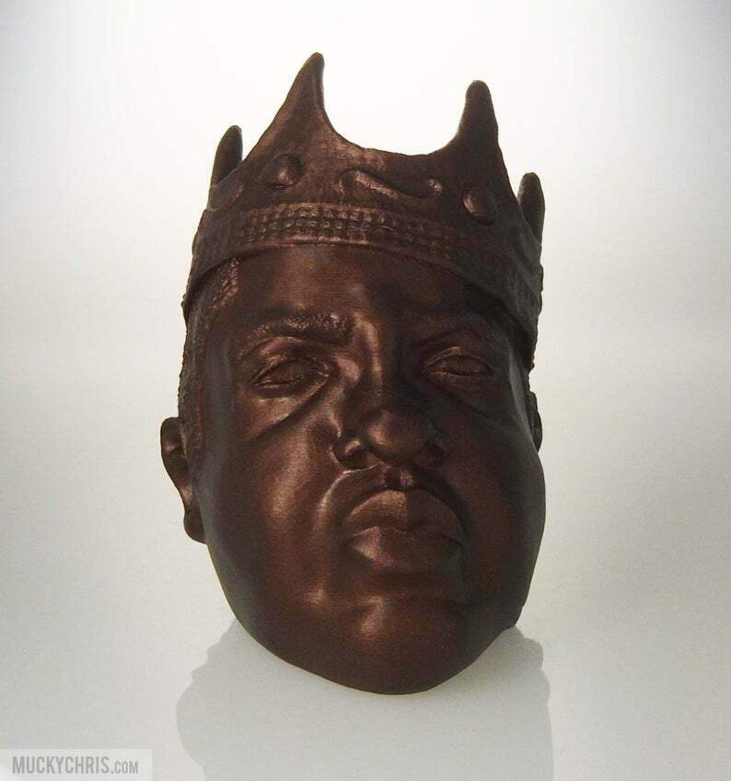 Notorious B.I.G. Bust | Big Poppa | Biggie | Rap Music | Metallic Rust ...