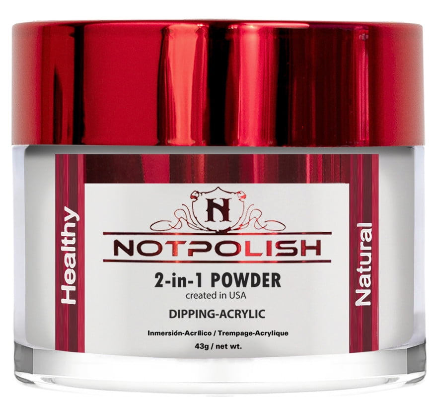 NotPolish, 2 in 1 Acrylic And Dipping Powder, Milky White Color, 2 oz ...