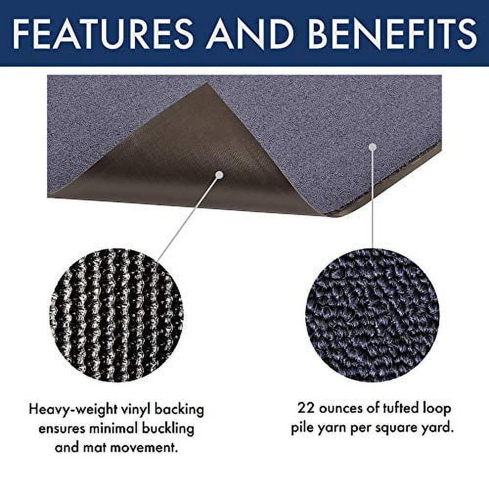Notrax - 141S0035BU 141 Ovation Entrance Mat, for Home or Office, 3' X ...