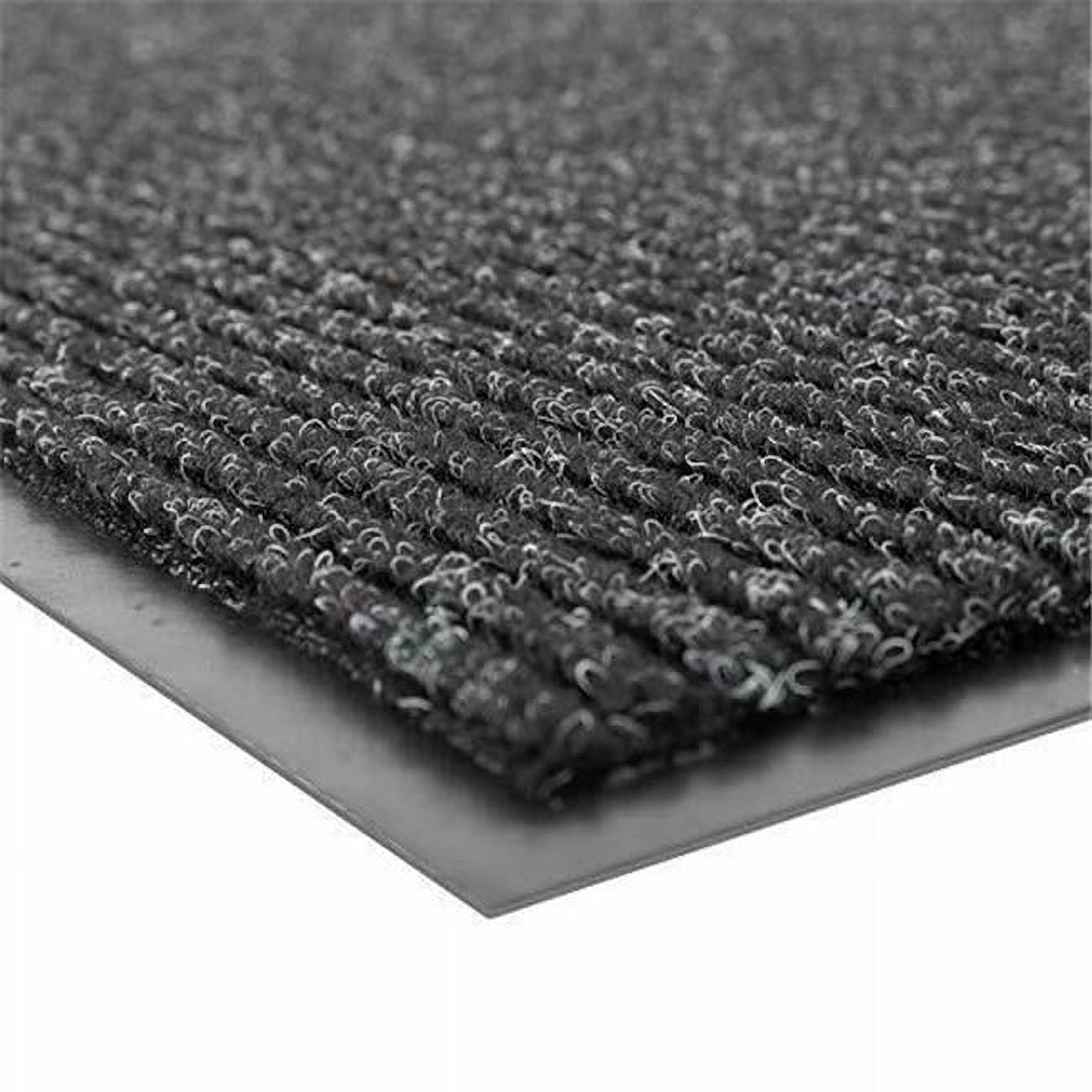 NoTrax Carpeted Entrance Mat, Charcoal, Vinyl Backing, 3ft x 4ft ...
