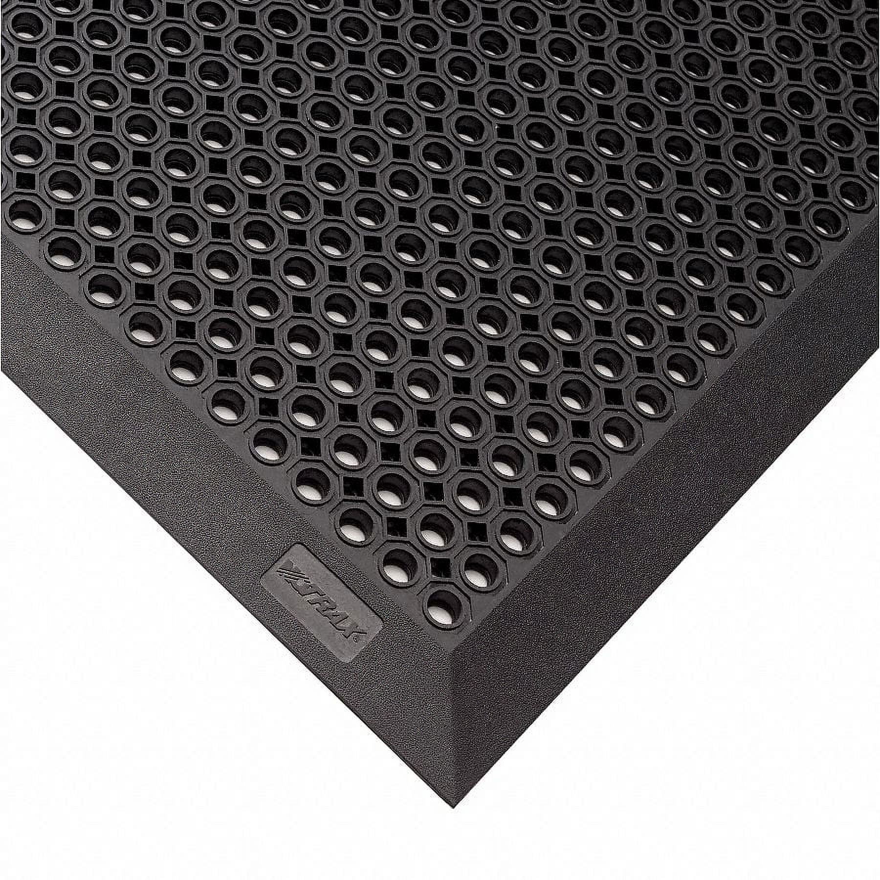 Notrax Rubber Entrance Mat,Black,4ft. x 6ft. 599S0046BL - Walmart.com