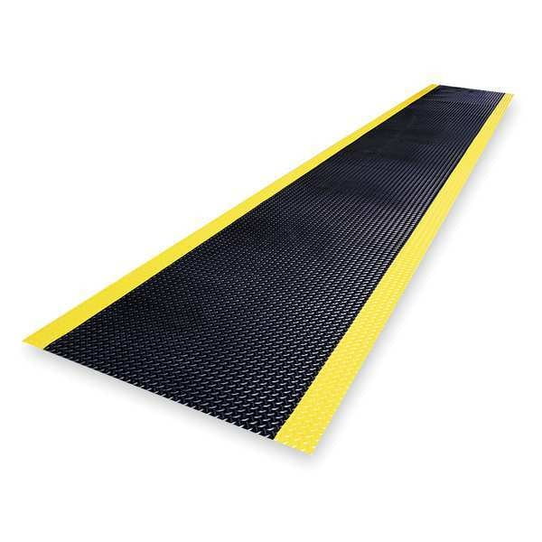 Notrax Switchboard Mat,Black,YllwBrdr,3ftx75ft 831R0375BY - Walmart.com