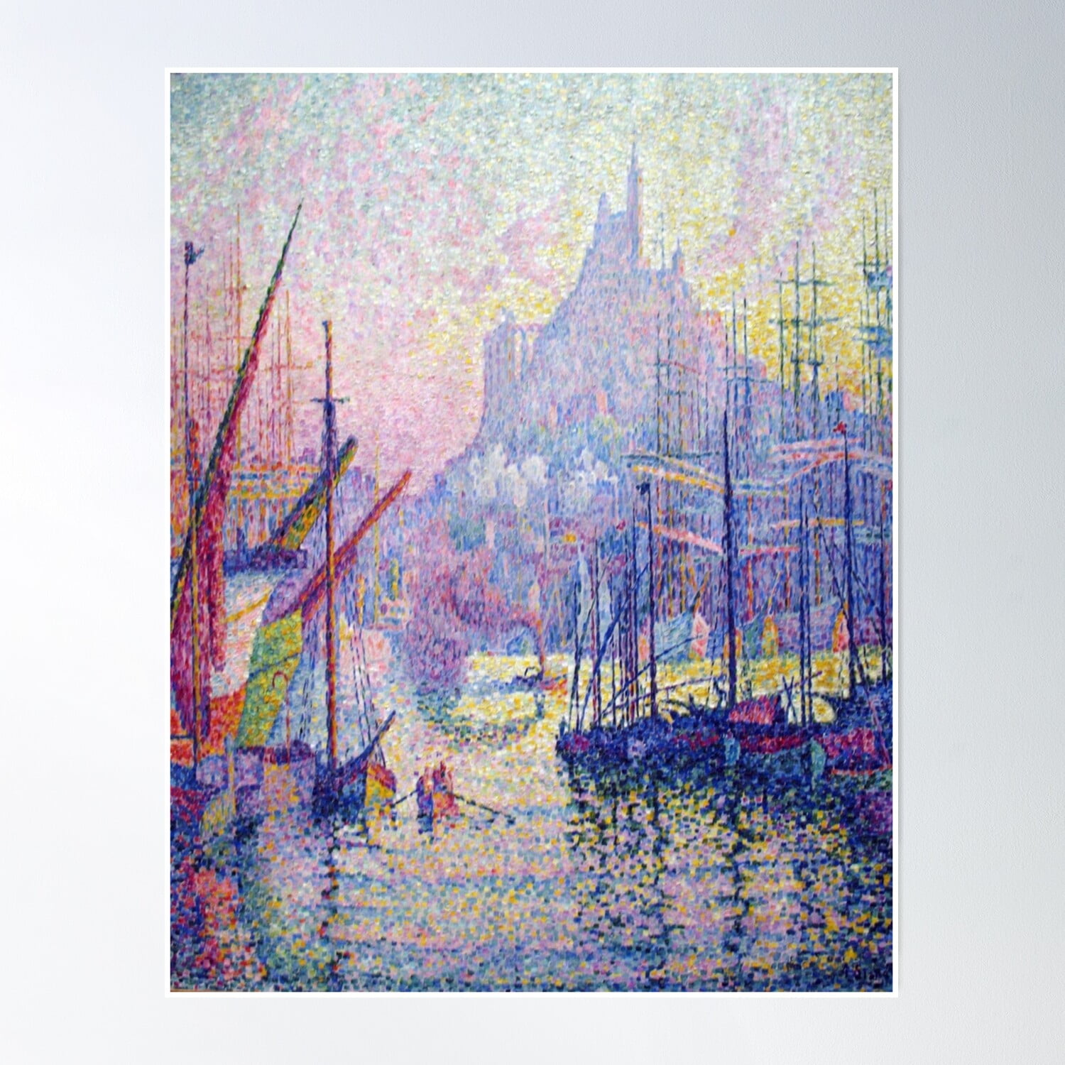 Notre-Dame-De-La-Garde (La Bonne-Mère), Marseilles-Paul Signac Poster ...
