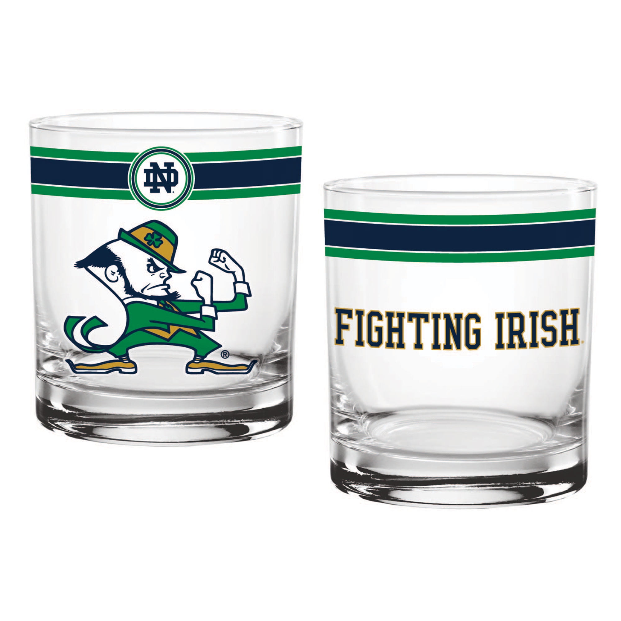 Notre Dame Fighting Irish 14oz. Classic Glass Two-Pack - Walmart.com