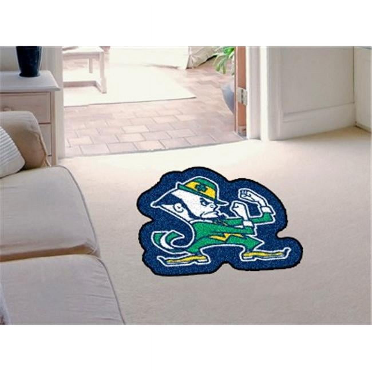Notre Dame Fighting Irish Area Rug - Mascot Style - Special Order ...
