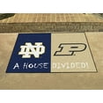 Notre Dame - Purdue House Divided Rug 33.75"x42.5" - Walmart.com