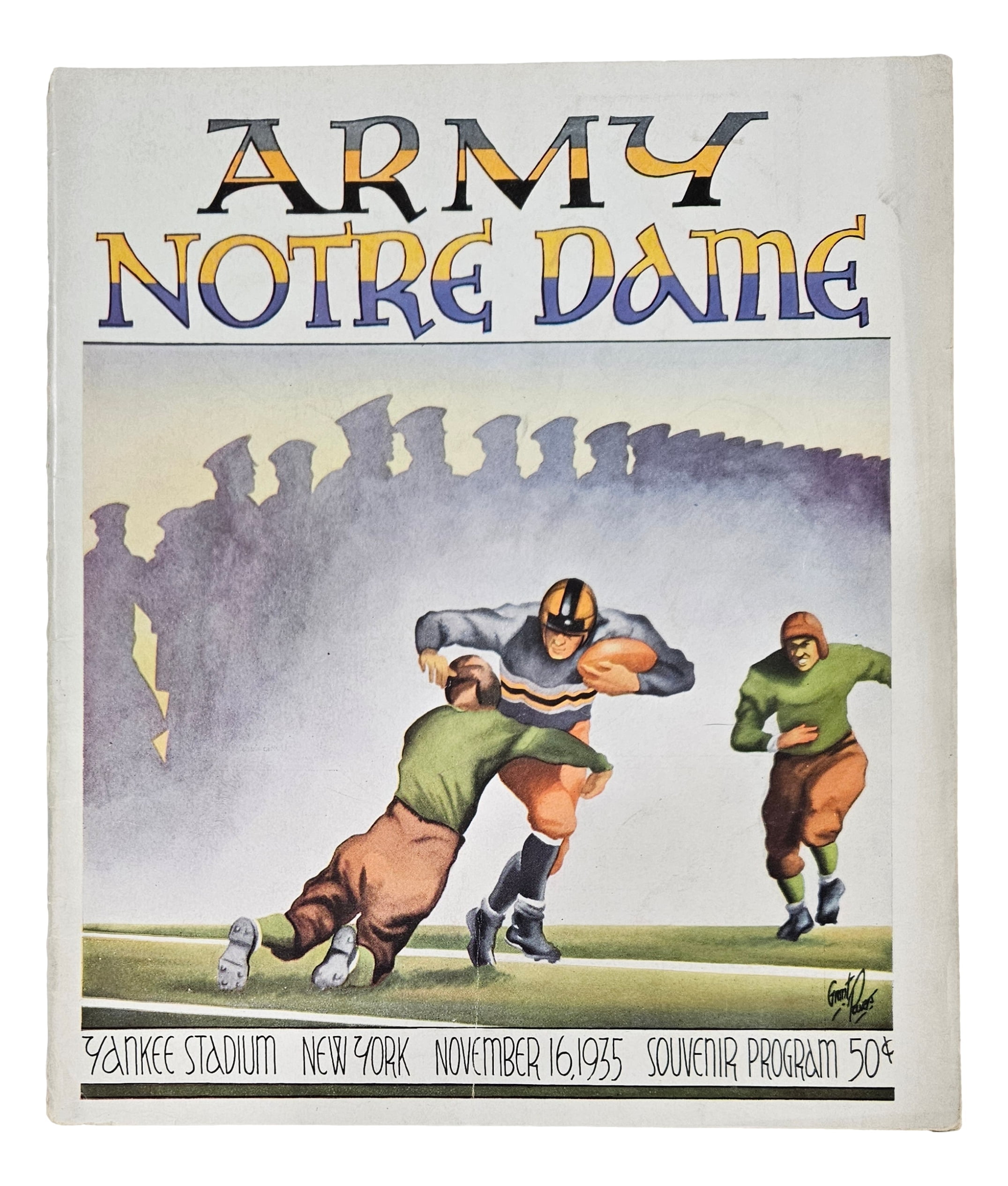 Notre Dame vs Army November 16 1935 Official Game Program - Walmart.com