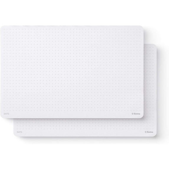 Notsu Dot Grid Notepads | Dotted Graph Planning Pads 50 Sheets (Pack of 2) - Walmart.com