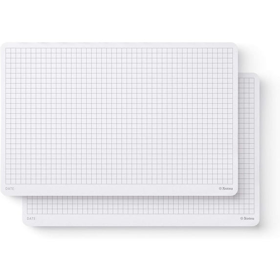 Notsu Graph Paper Notepads | Planning Pads 5.5x8.5 50 Sheets (Pack of 2 ...