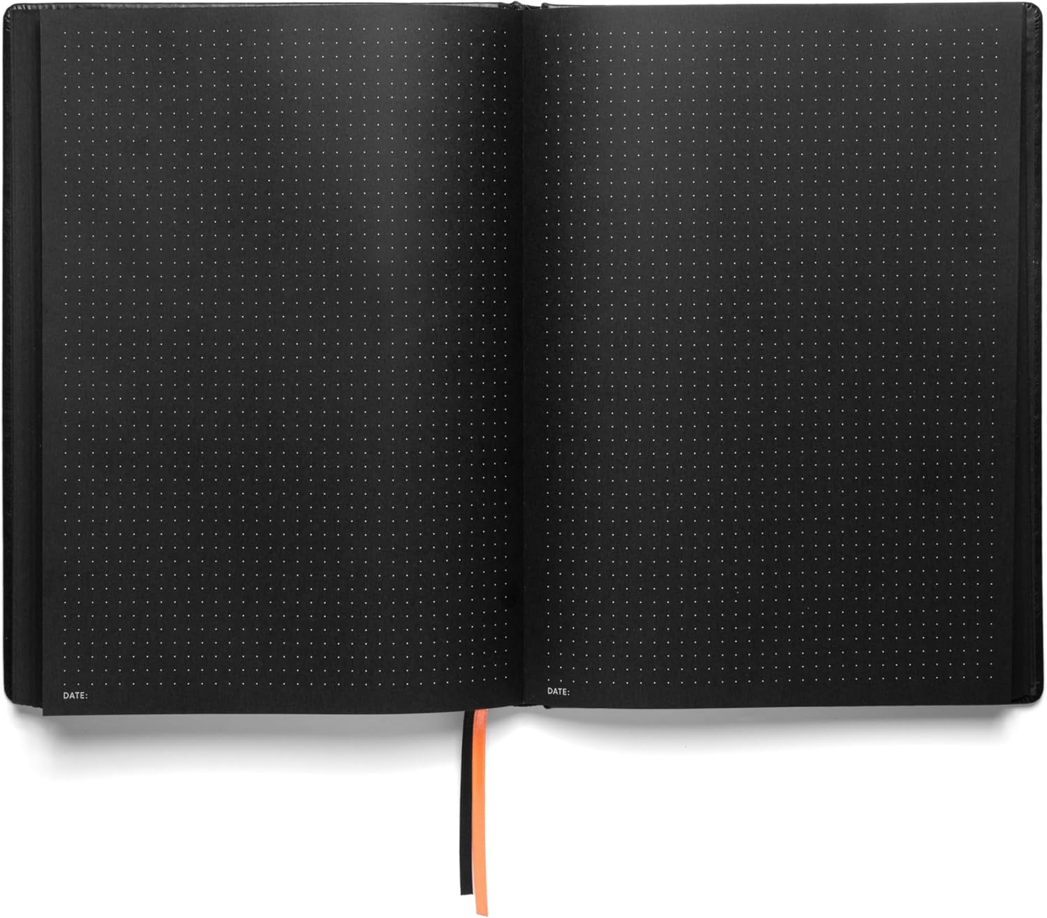 Notsu Pitch Black Paper Notebook B5 Dotted Journal | Minimalist Bullet ...