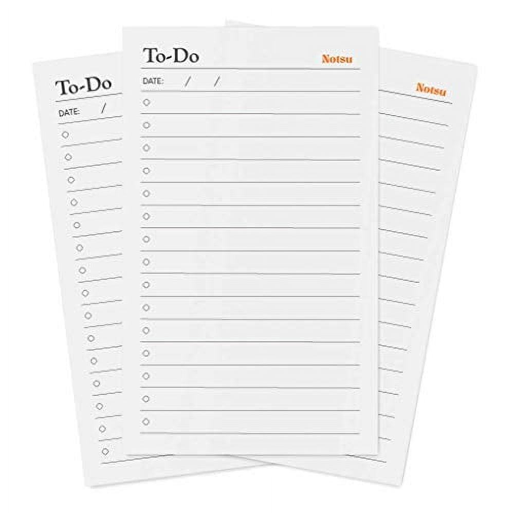 Notsu To Do List Grid Index Cards 3x5 | 50 Task Planner Vertical ...