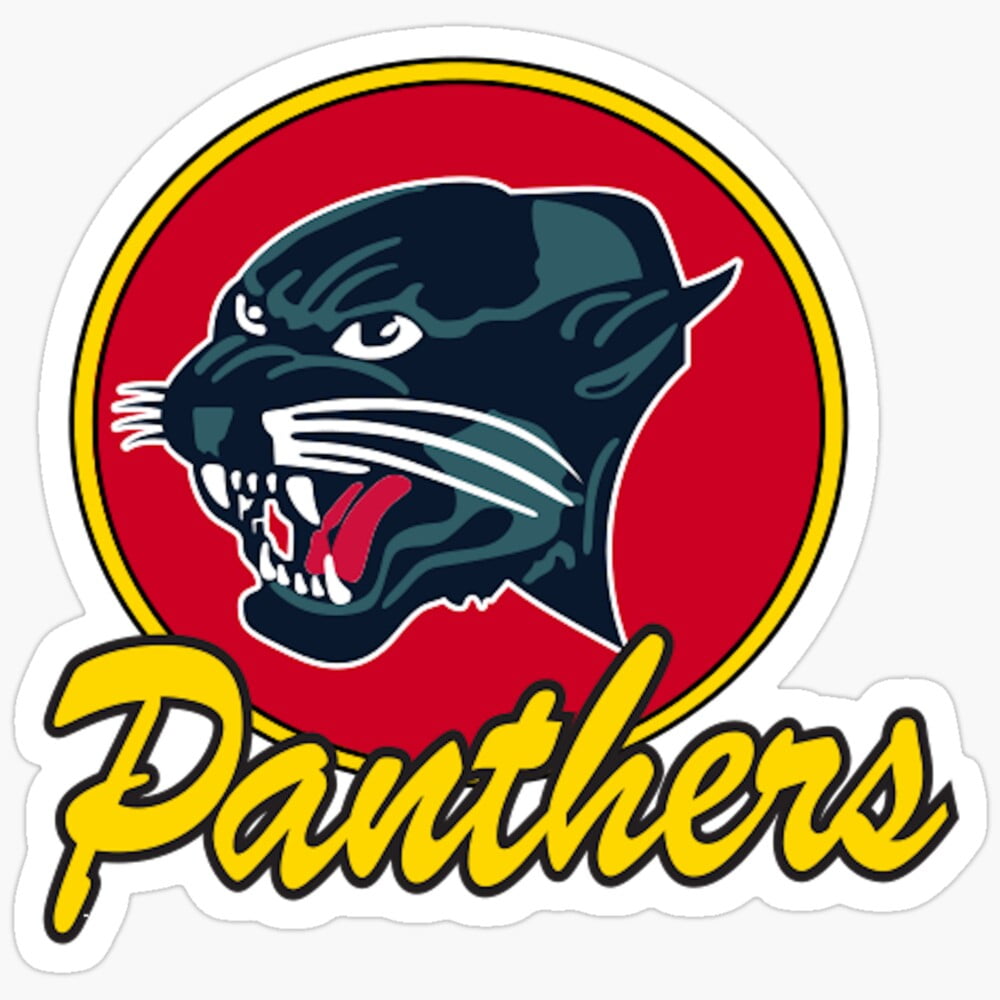 Nottingham Panthers Ice Hockey Retro Logo Sticker Phone Decal Water ...