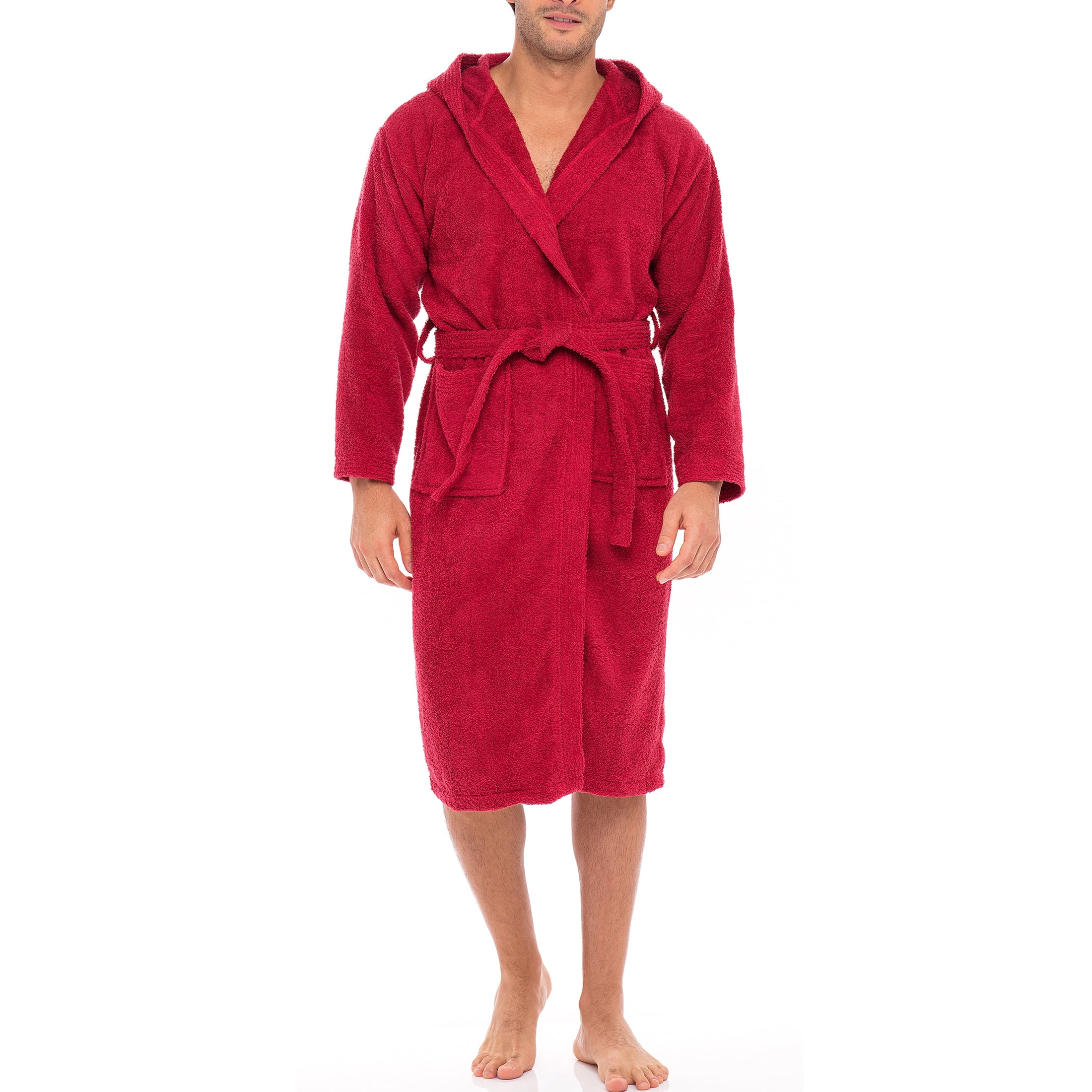 Notus Bathrobe for Men Lightweight Soft Spa Nightgowns 100% Cotton ...