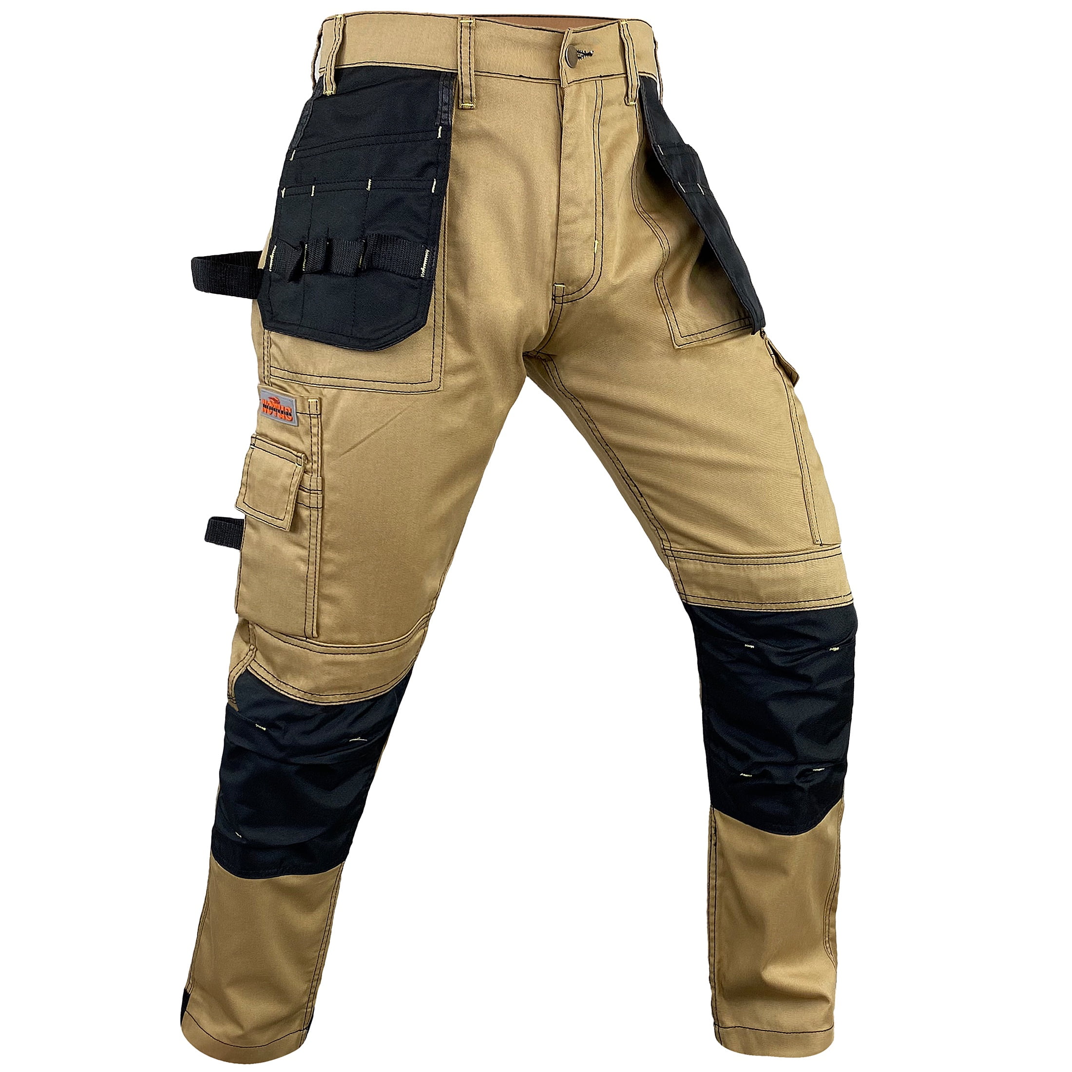 Notus Men’s Construction Tactical Carpenter Multi-Pockets Cordura Knee ...