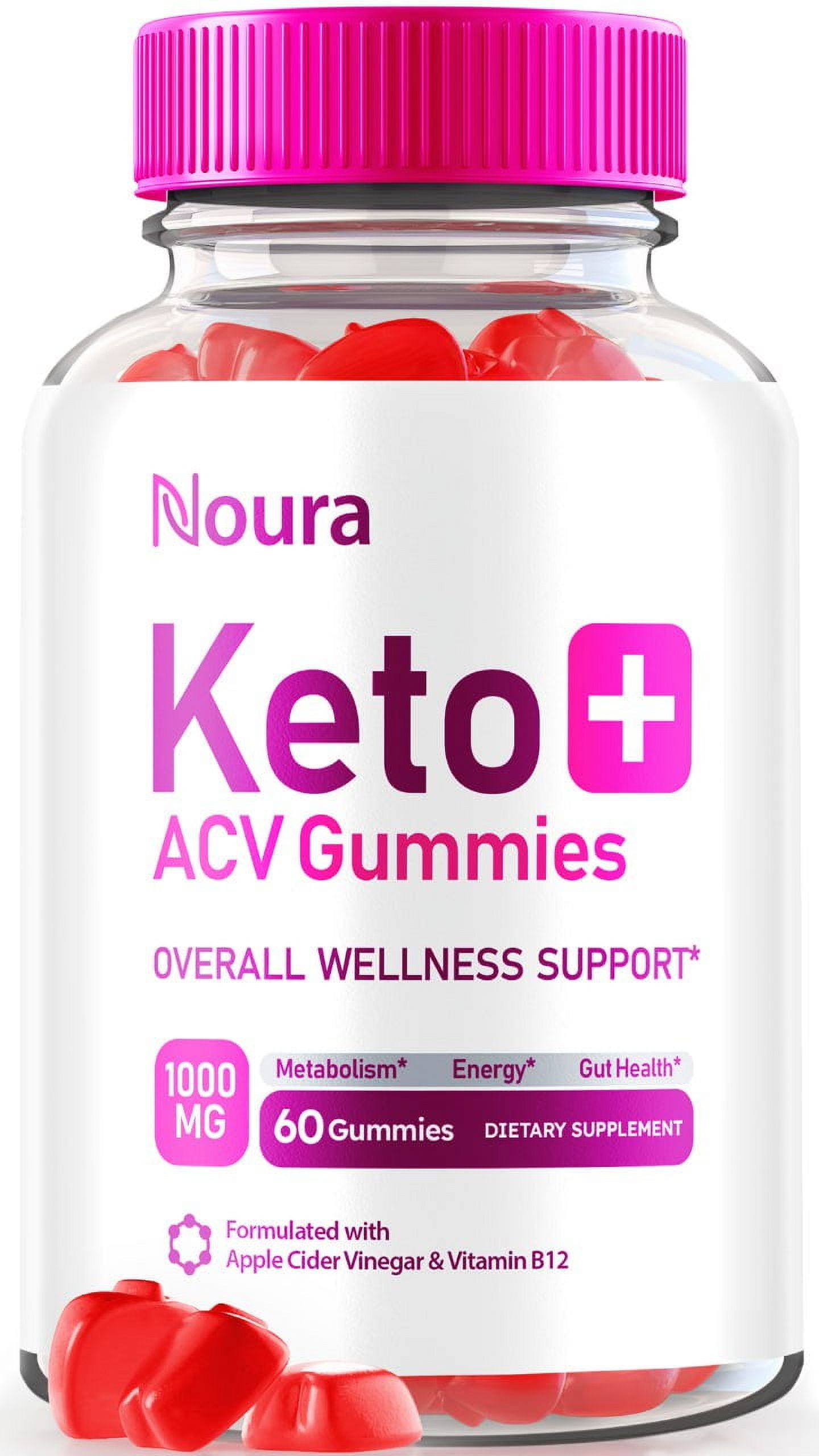 Noura Keto ACV Gummies, Noura Keto Plus ACV Supplement, All Natural Keto + Apple Cider Vinegar ...
