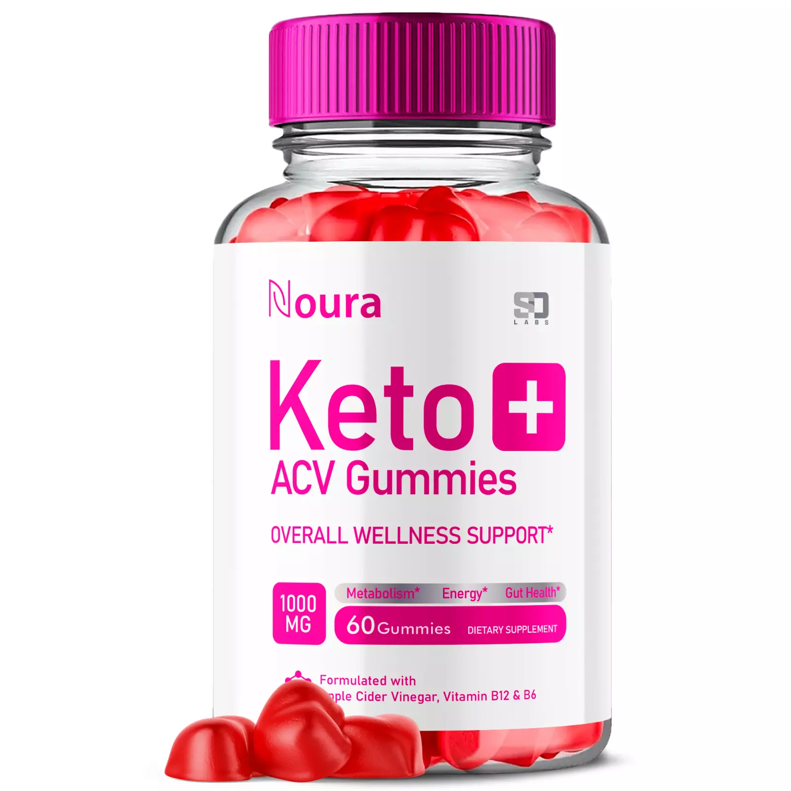 Noura Keto+ACV Gummies Overall Wellness Support 60 Gummies - Walmart.com