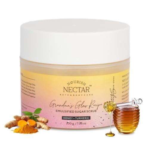 Nourish Nectar Grandmas Organic Glow Body Scrub 200g Pack Of 2 With ...
