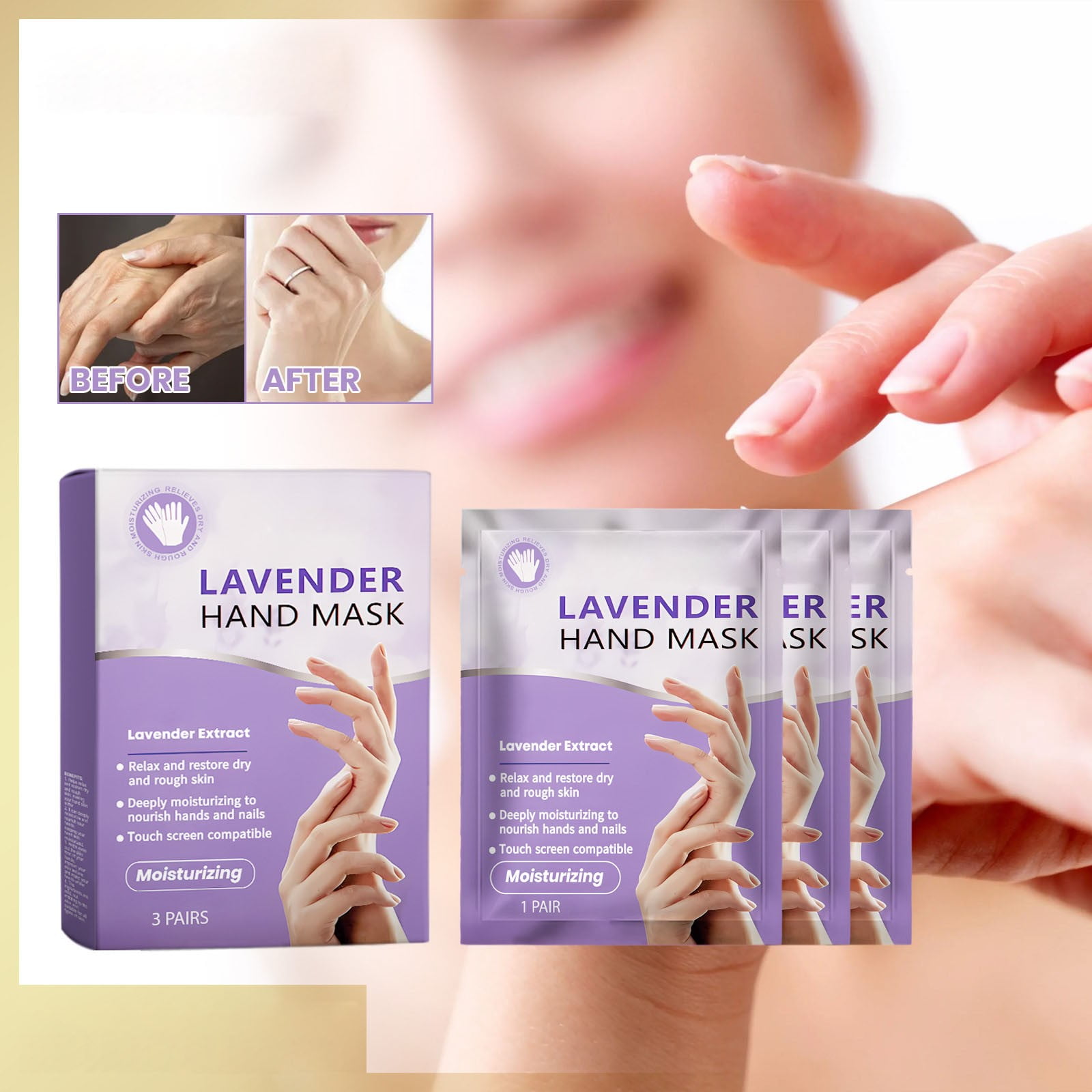 Nourishing Hand For Moisturization And Skin With 5.4ml Travel Face Wash ...