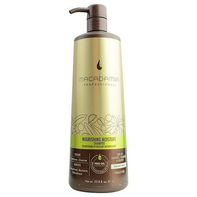 Nourishing Moisture Shampoo, By Macadamia - 33.8 Oz Shampoo - Walmart.com