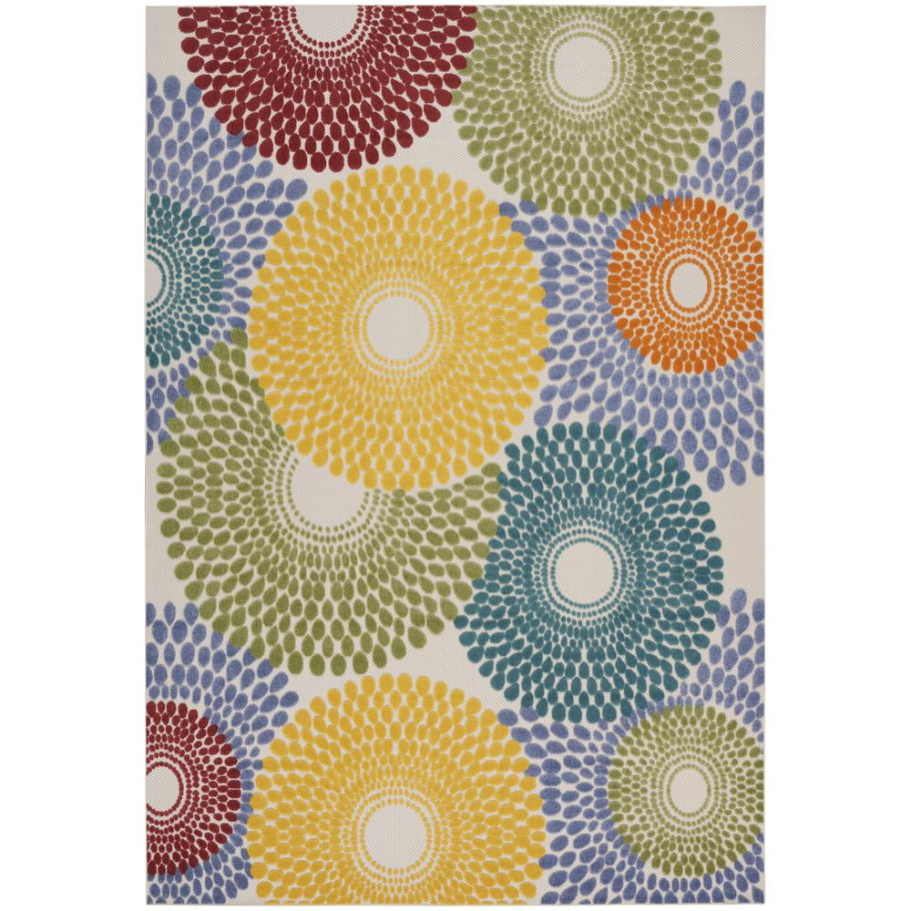Nourison Home Modern Rectangle Area Rug, 7' x 10', Geometric Pattern ...