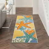 Nourison Aloha Bright Outdoor Patio Tropical Multicolor Area Rug ...