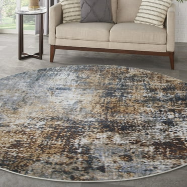 "Nourison Astra Persian Beige Area Rug, Machine Washable, 7'10"" x 10 ...