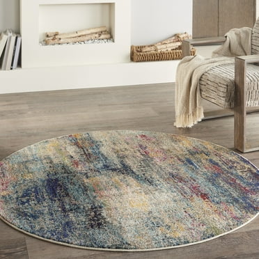 Nourison Celestial Abstract Sunset 5'3" x 7'3" Area Rug, (5x7 ...