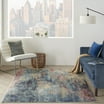 Nourison Celestial Abstract Sunset 5'3" x 7'3" Area Rug, (5x7 ...