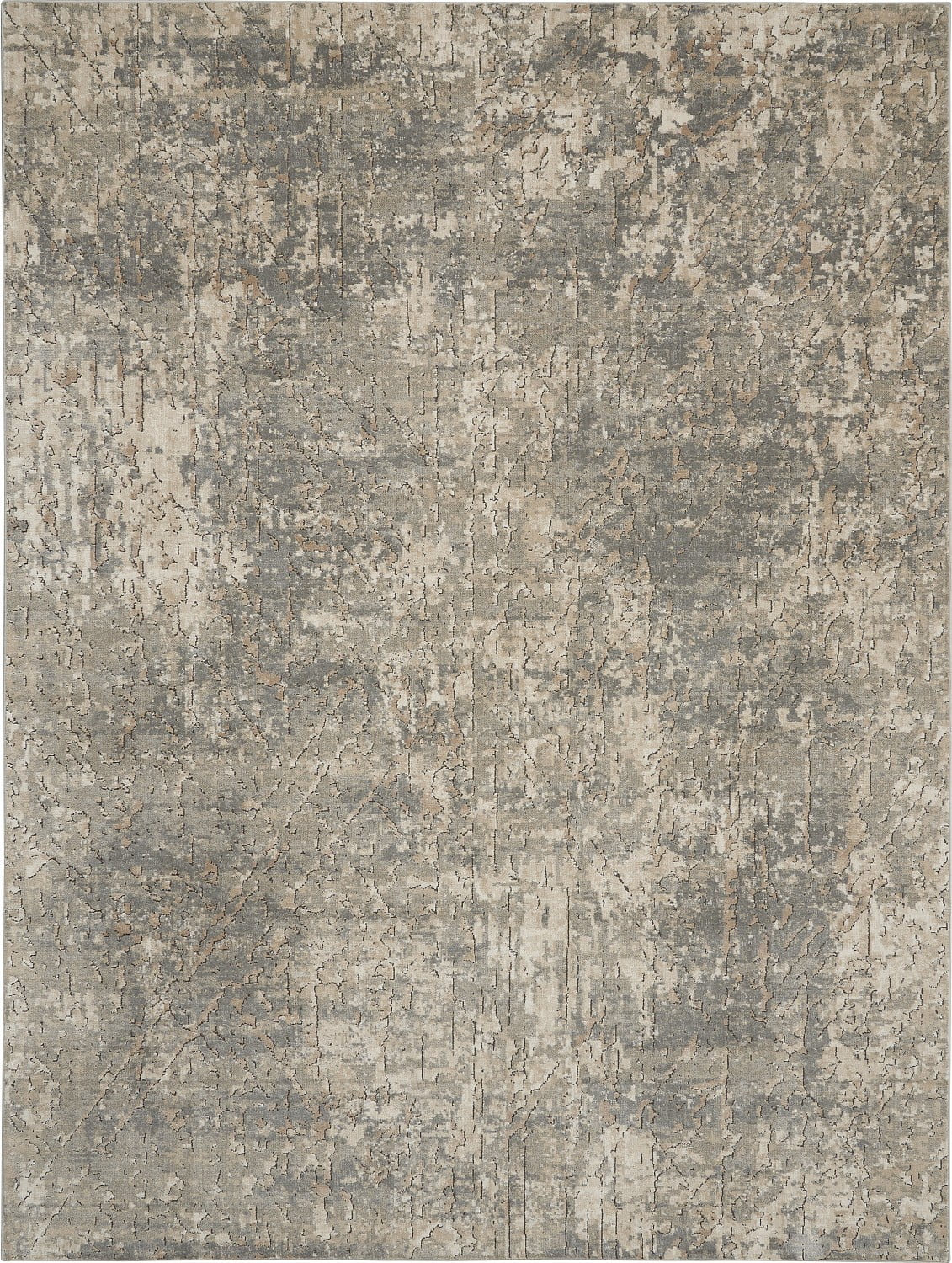 "Nourison Concerto Modern Abstract Beige/Grey Area Rug (8'10"" x 11'10 ...