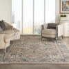 SAFAVIEH Kilim Jasmine Checkered Wool Area Rug, Light Grey/Brown, 8' x ...