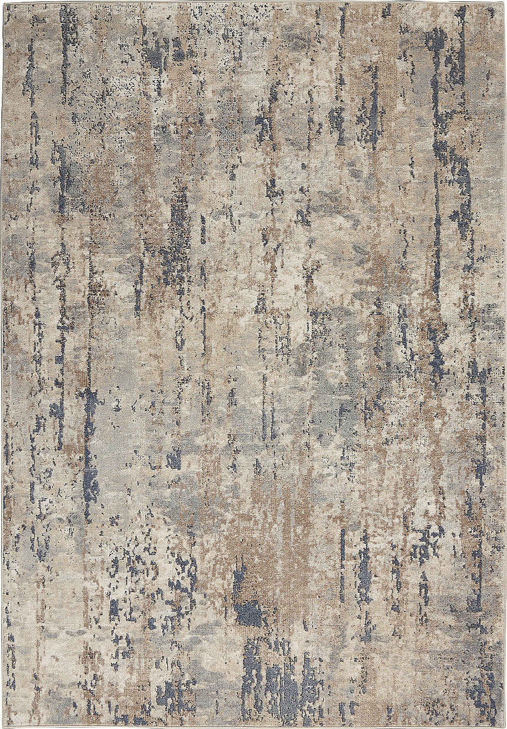 Nourison Concerto French country Beige/Grey 5'3" x 7'3" Area Rug, (5x7 ...